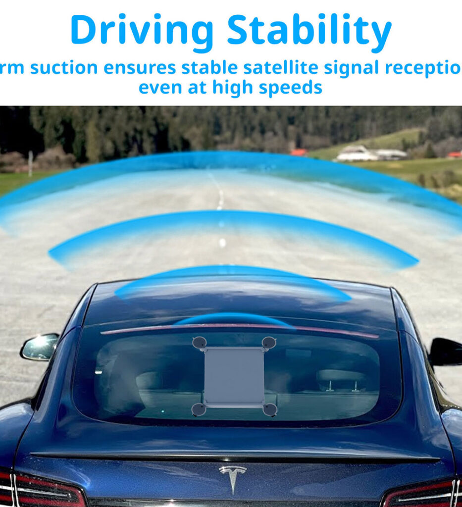 Starlink Mini Sunroof Suction Cup Mount - Car RV Van Boat Kit - Air ...