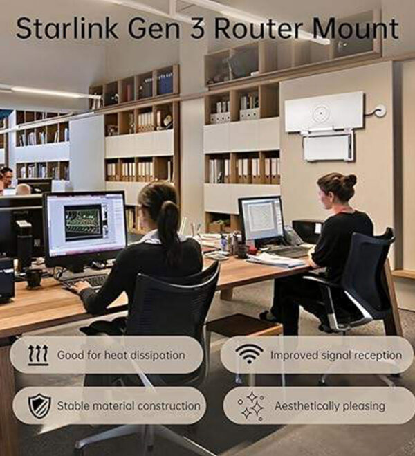 Starlink Gen3 V4 2-In-1 Router and Power Supply Wall Mount Kit - Air ...